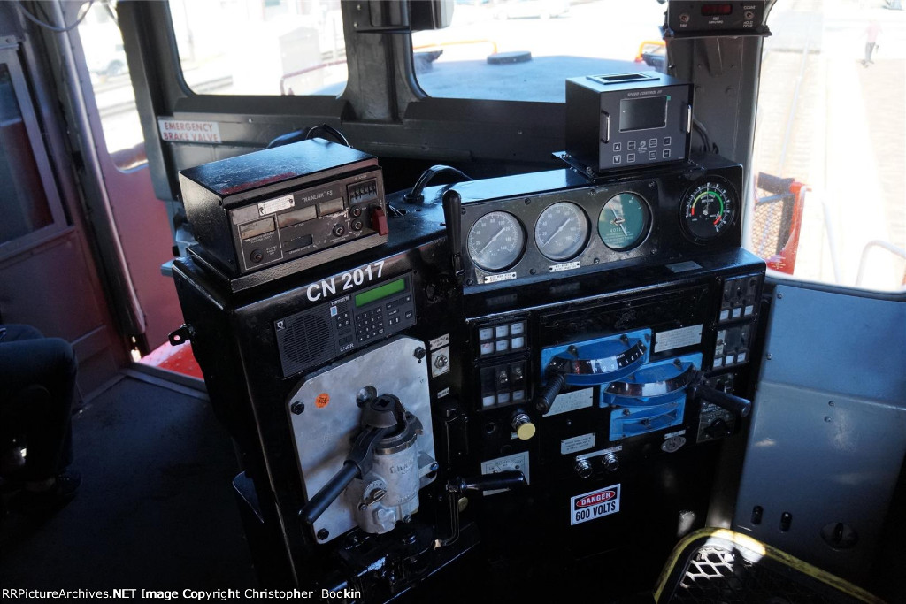 Control stand of CN 2017